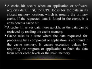 cachememppt analyzing the structure of the cache memoyr | PPT