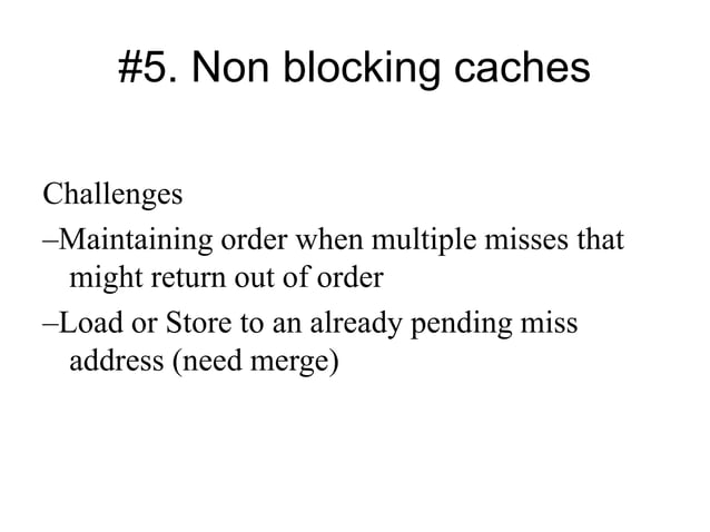 Cache optimization | PDF