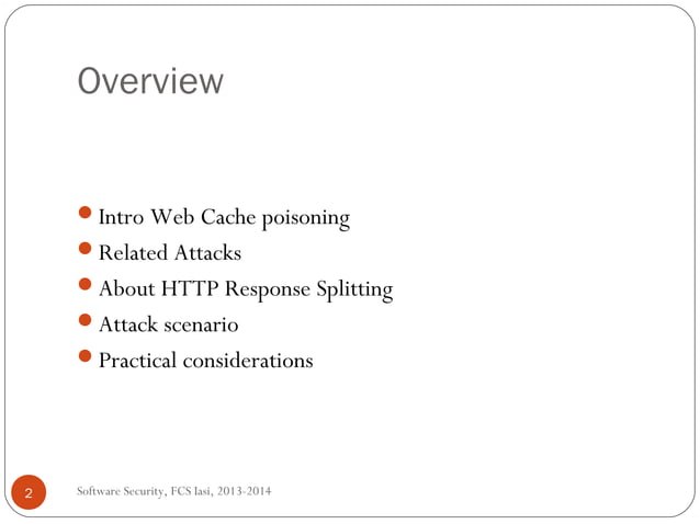 Cache poisoning | PPT