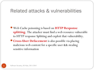 Cache poisoning | PPT