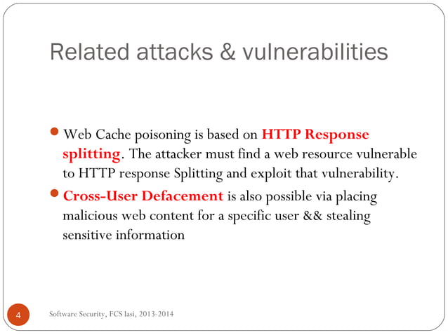 Cache poisoning | PPT