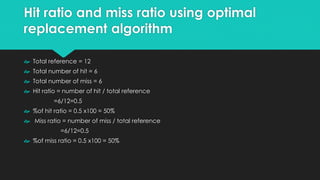 Cache replacement policies,cache miss,writingtechniques | PDF