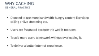 Presentation on Cache Servers at MNO premises | PPTX