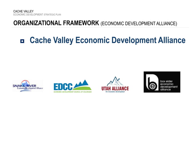 Cache Valley Economic Strategy | PPT