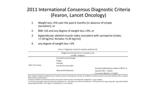 Cachexia and nutritional assessment | PPTX