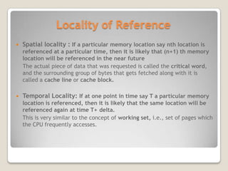 CPU Caching Concepts | PPT