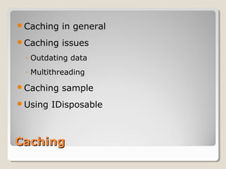 Caching | PPT