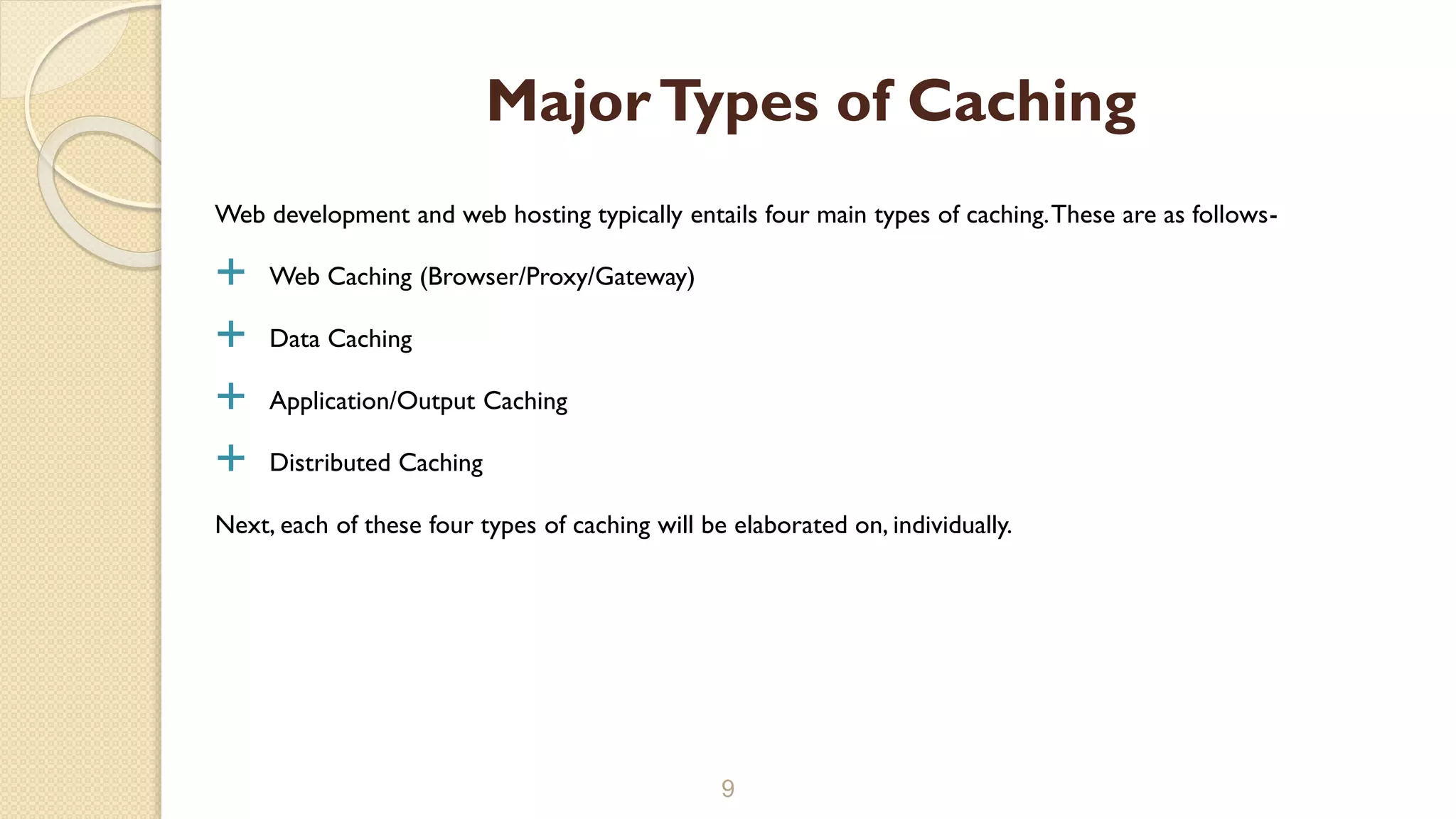 Caching and Its Main Types | PPTX
