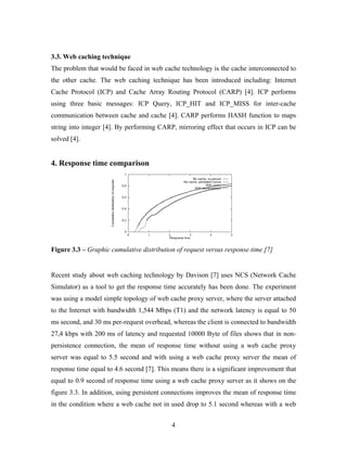 UOW-Caching and new ways to improve response time (Paper) | PDF