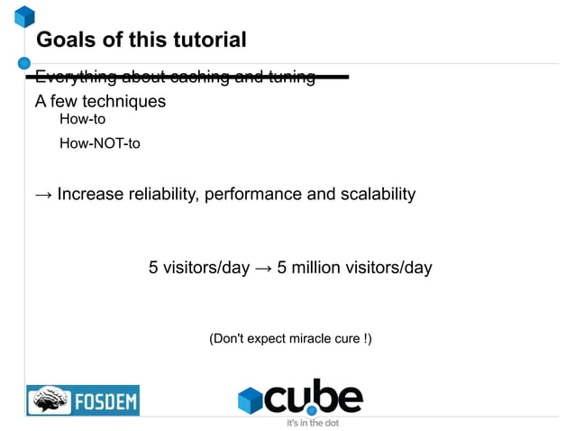 Caching and tuning fun for high scalability @ FOSDEM 2012 | ODP | Internet | Computing