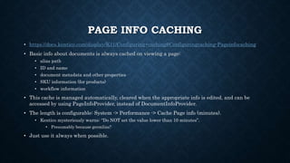 Caching in Kentico 11 | PPTX