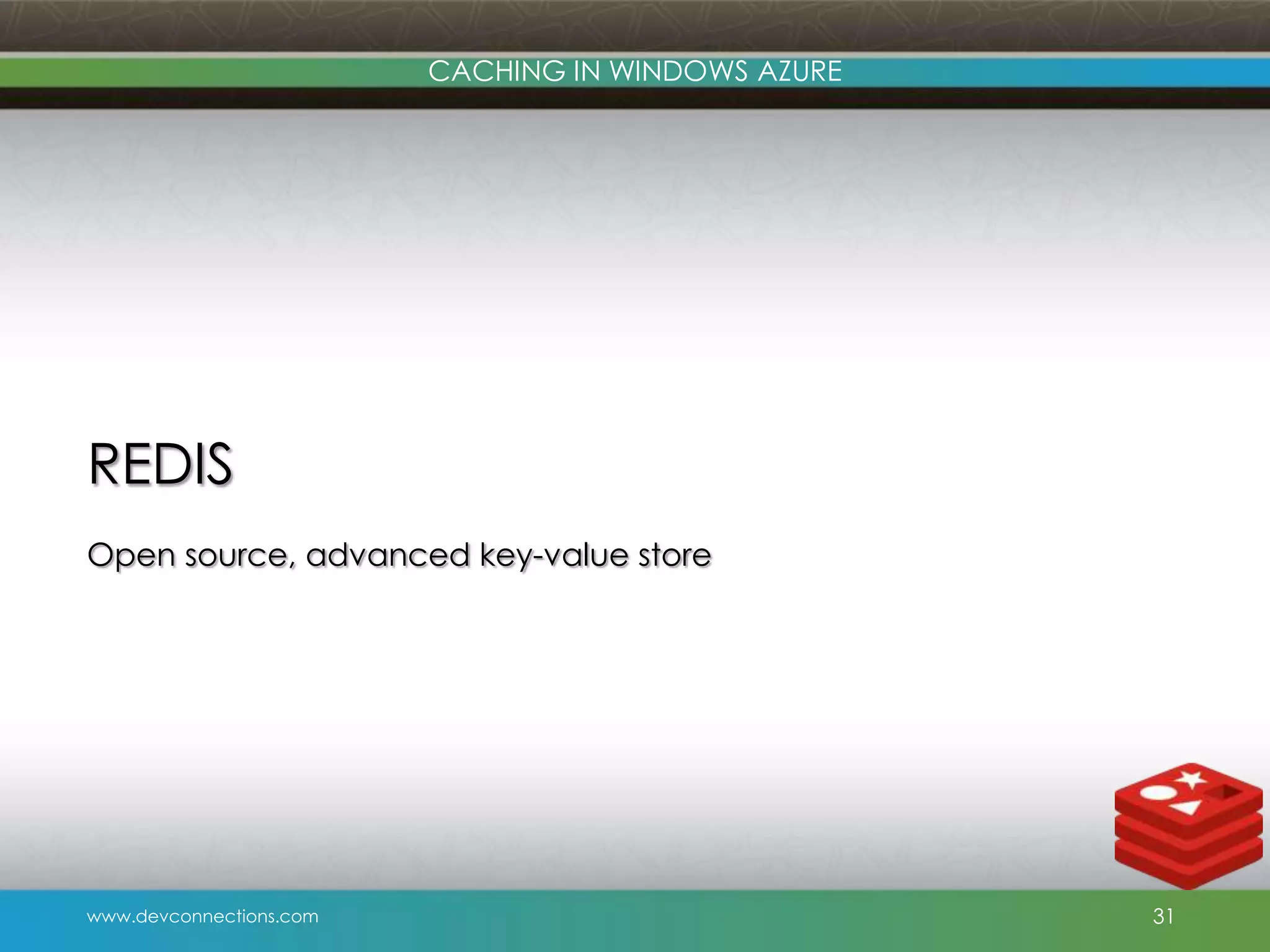 Caching in Windows Azure | PPTX