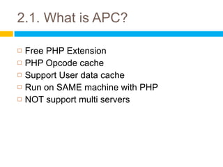 Caching strategy and apc | PPT