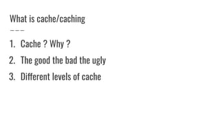 Caching with Ruby | PPT