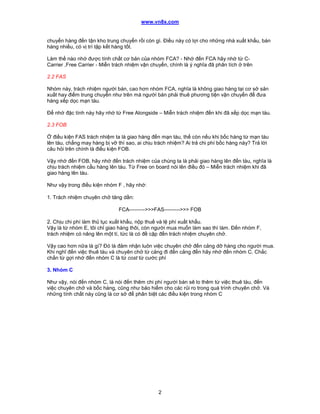 Cachnhovaapdungincoterms2000 | PDF