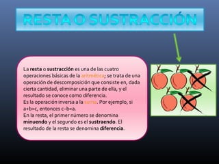 OPERACIONES BASICAS DE MATEMATICAS | PPT