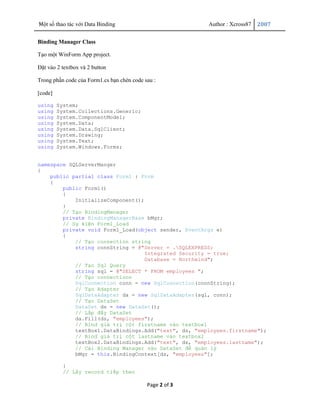 Cach su dung databinding | DOCX