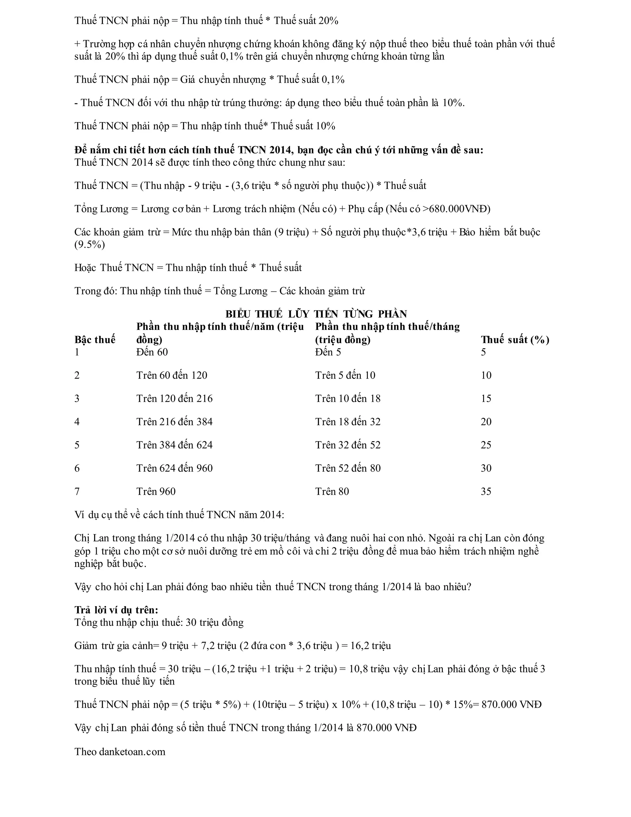 Cach tinh thue_tncn_moinhat | DOCX