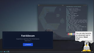 CachyOS Linux System introduction. Lets see how it looks? | PPT
