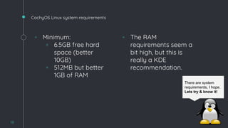 CachyOS Linux System introduction. Lets see how it looks? | PPT