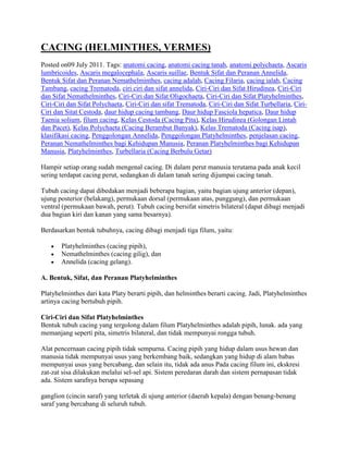 Cacing.h | PDF