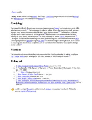 Cacing palolo | DOCX