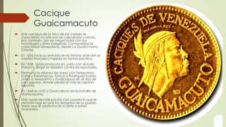 Caciques de venezuela | PPTX
