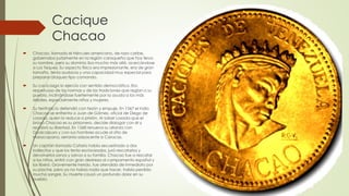 Caciques de venezuela | PPTX