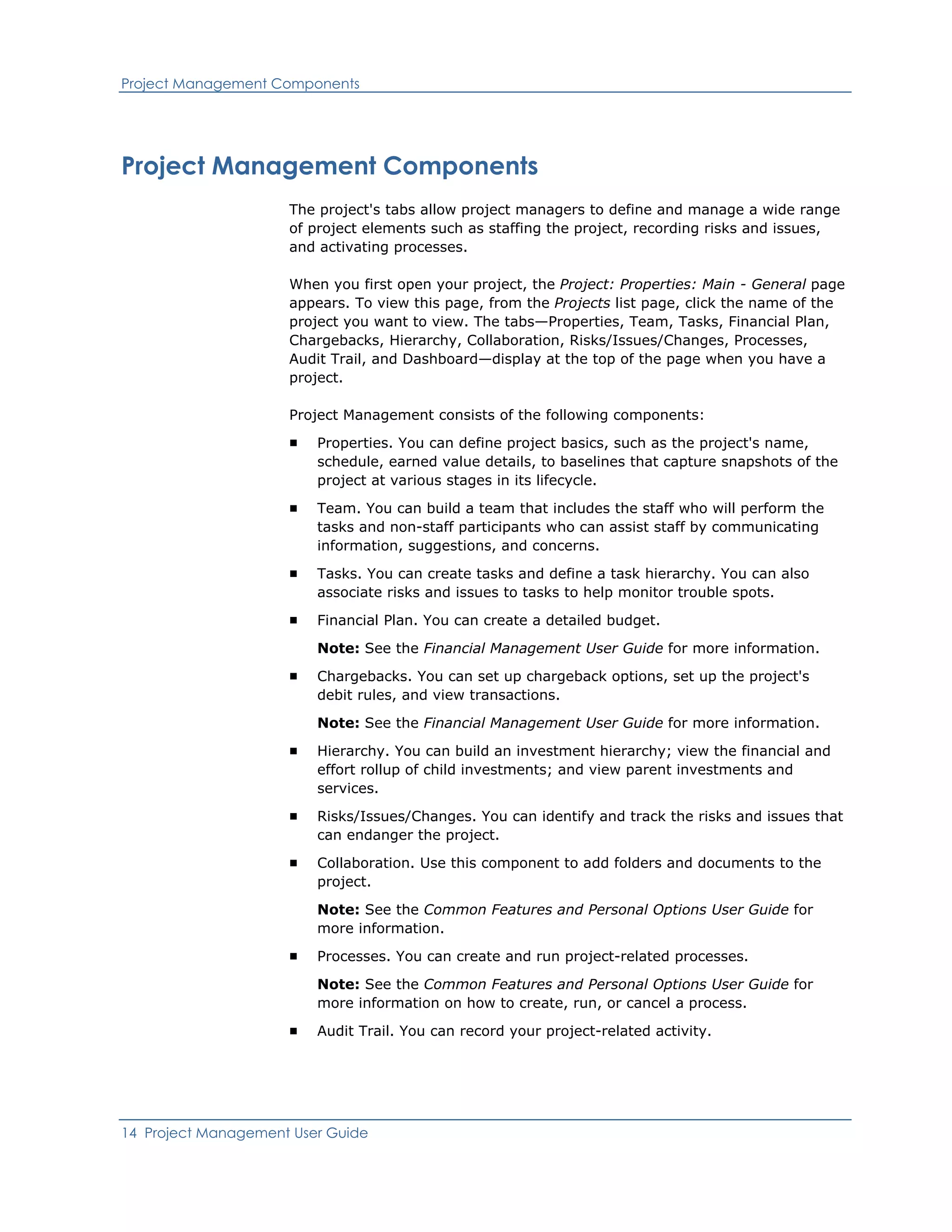 Ca Clarity PPM Project Management User Guide | PDF