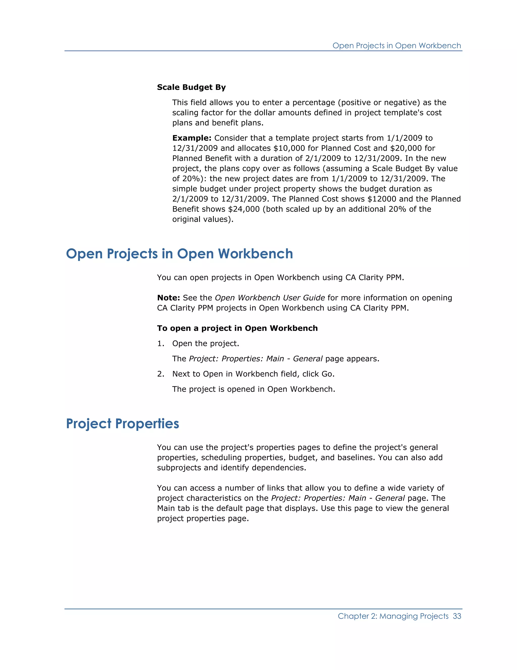 Ca Clarity PPM Project Management User Guide | PDF