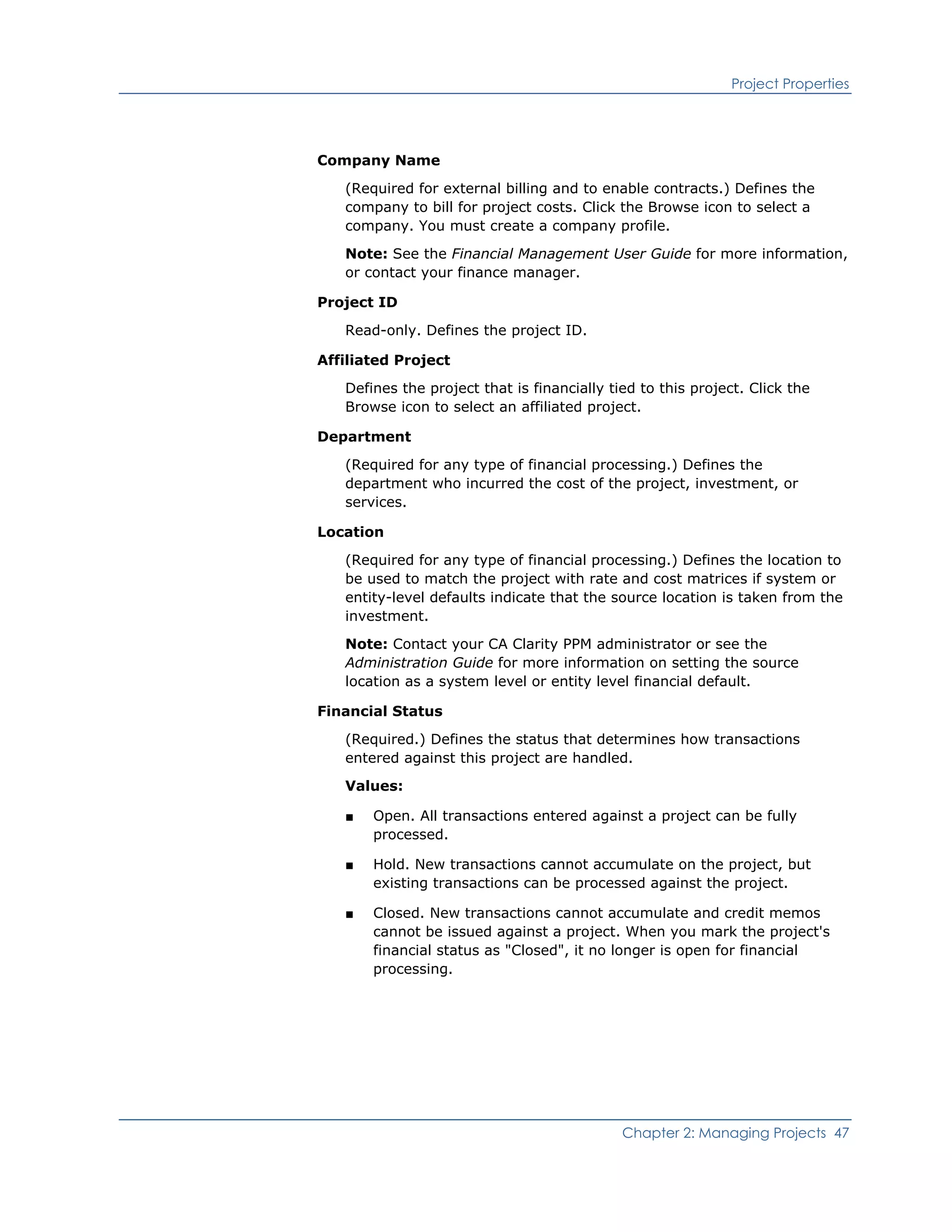 Ca Clarity PPM Project Management User Guide | PDF