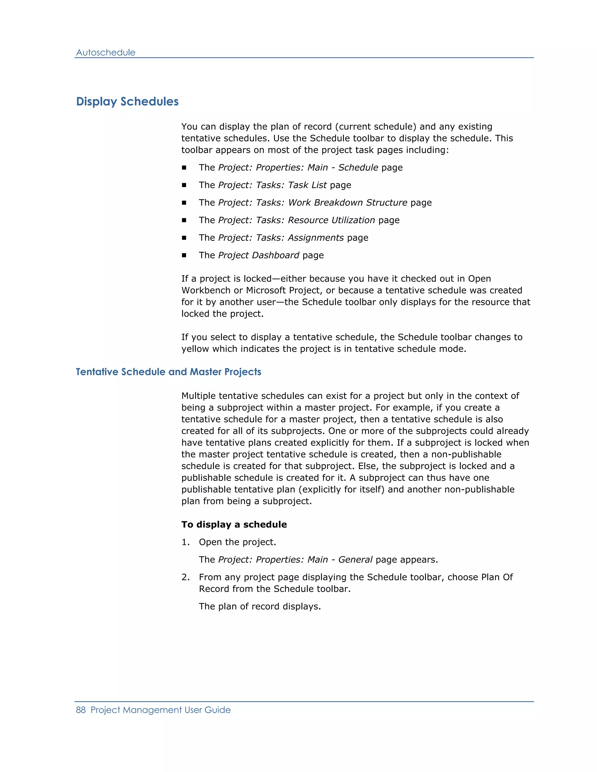 Ca Clarity PPM Project Management User Guide | PDF