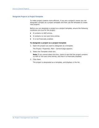 Ca Clarity PPM Project Management User Guide | PDF