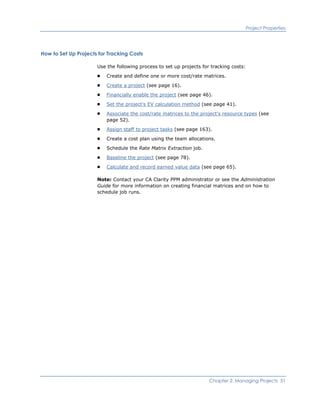Ca Clarity PPM Project Management User Guide | PDF