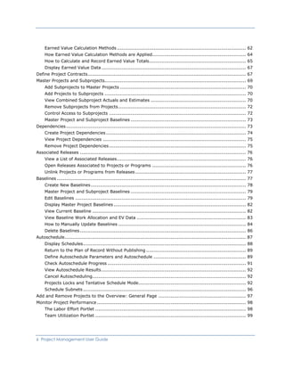 Ca Clarity PPM Project Management User Guide | PDF