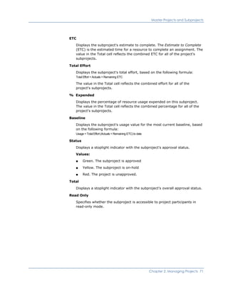 Ca Clarity PPM Project Management User Guide | PDF