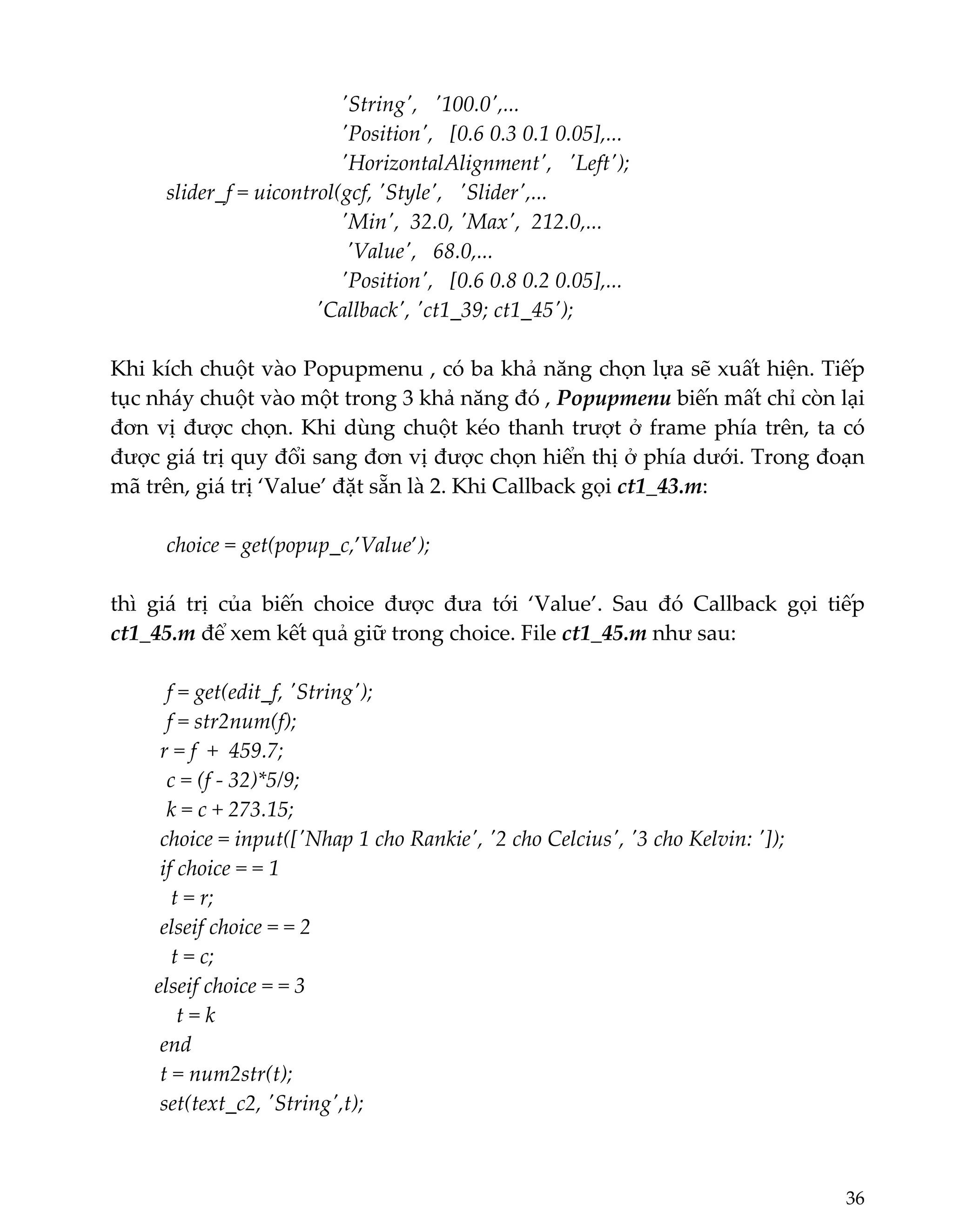 Cac lenh trong matlab | PDF