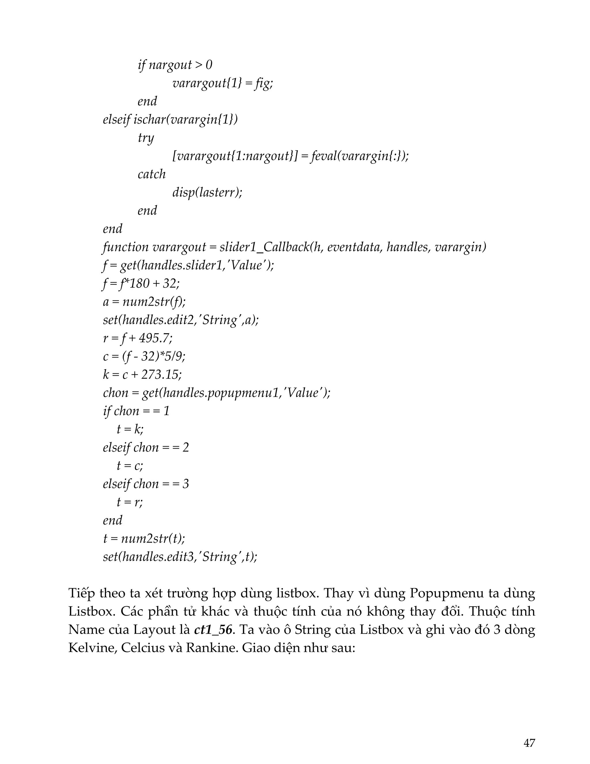 Cac lenh trong matlab | PDF