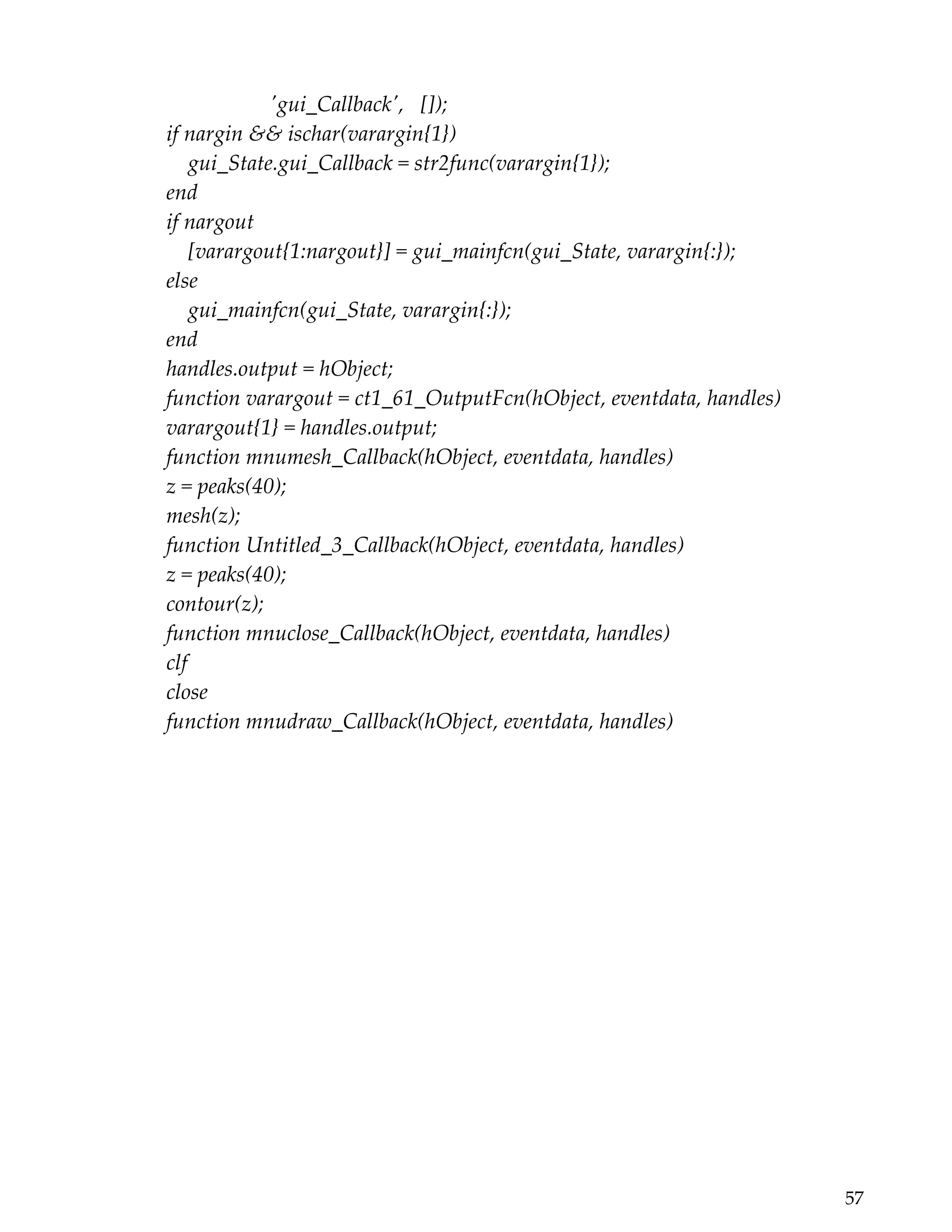 Cac lenh trong matlab | PDF