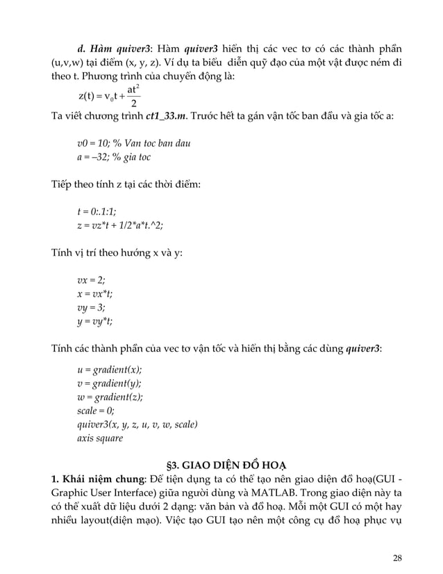Cac lenh trong matlab | PDF