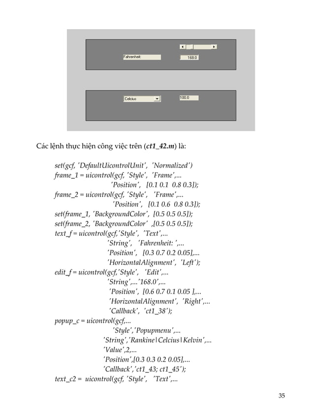 Cac lenh trong matlab | PDF