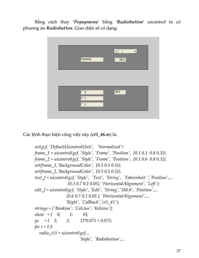 Cac lenh trong matlab | PDF