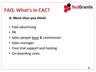 CAC, LTV and more | PDF