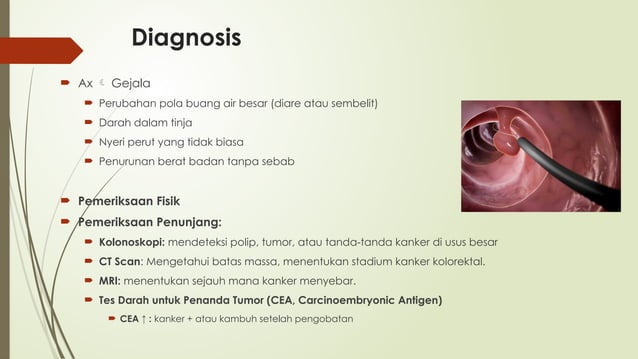 materi tentang kanker Colon dan Kanker Kolorektal | PPTX