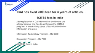 Ca course fees | PPT
