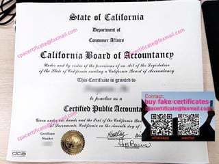 Cal State CPA certificate | PDF