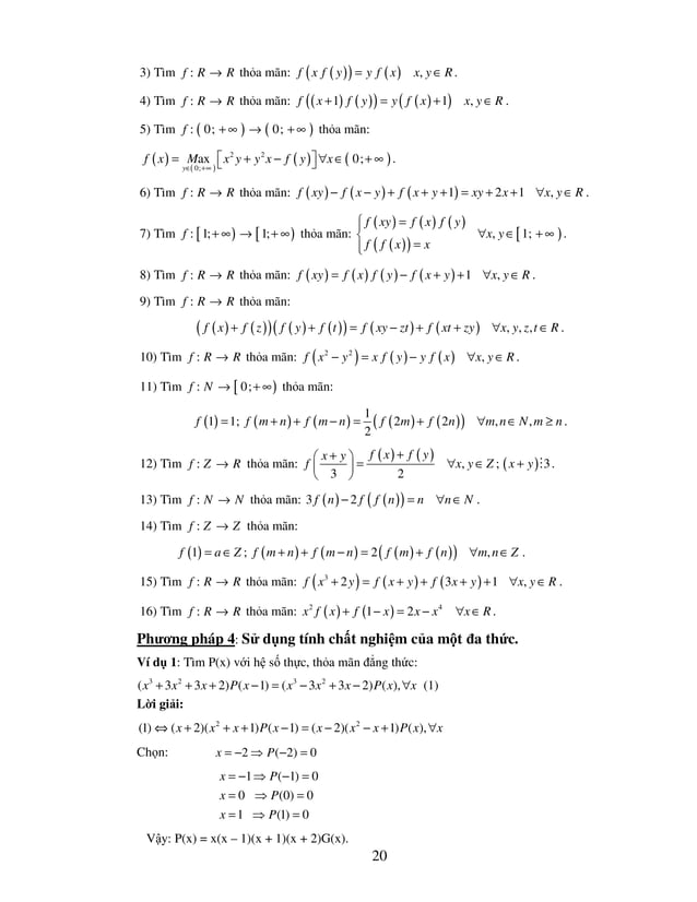 Cac phuong phap giai pt ham thuong dung | PDF