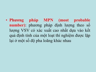 Cac phuong phap kiem nghiem vi sinh thuc pham | PPT