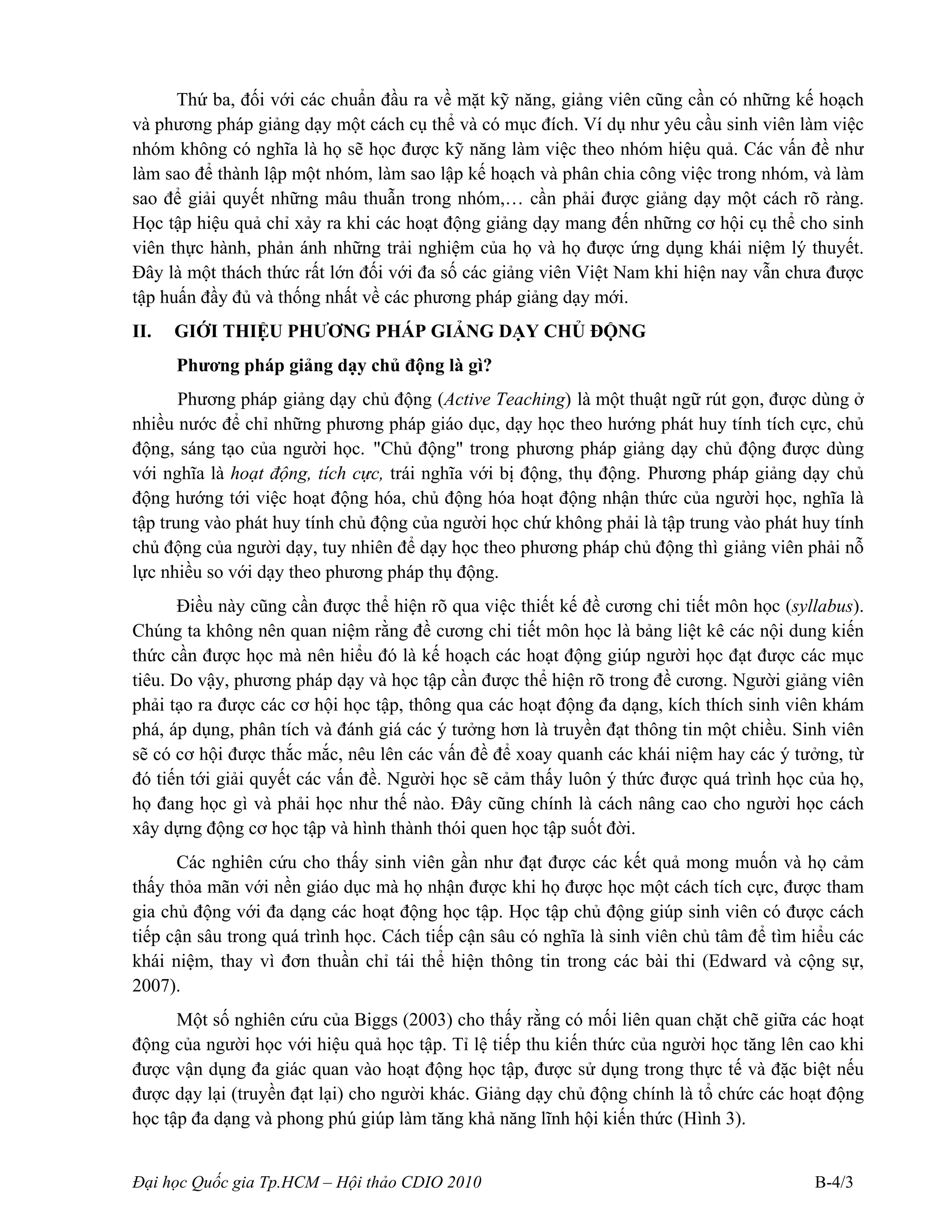 Cac ppgd tich cuc (dh khtn hcm) | PDF