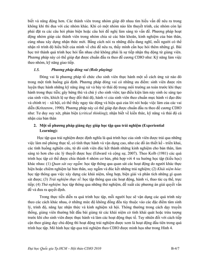 Cac ppgd tich cuc (dh khtn hcm) | PDF